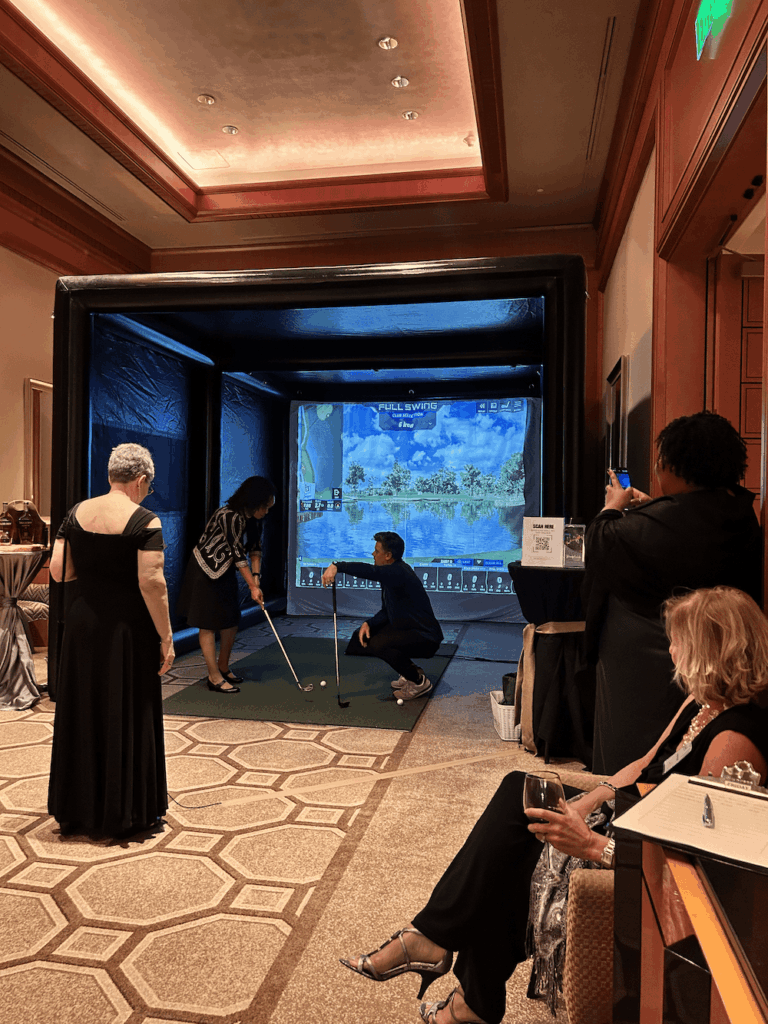 Mobile Golf Simulator Rentals - Brookfields Indoor Golf & Lounge