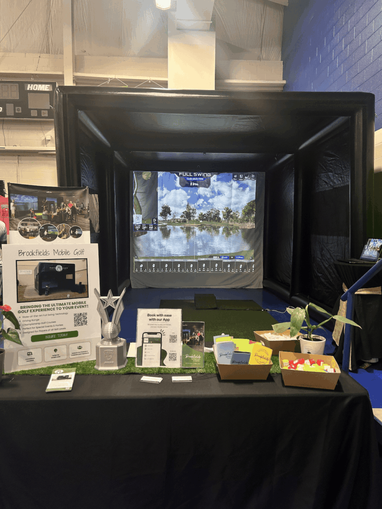 Mobile Golf Simulator Rentals - Brookfields Indoor Golf & Lounge